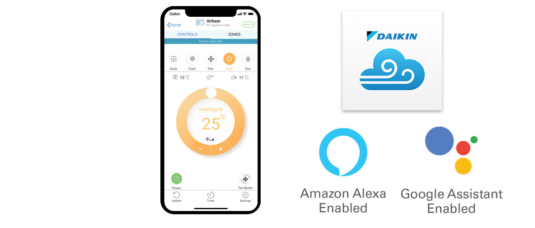 Daikin Airbase Ducted Wifi - BRP15B61 – EcoLux Appliances